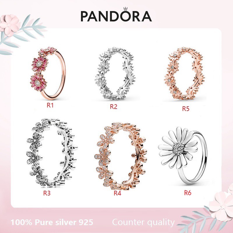 CHARMS Pandora แหวนเงิน 925 รูปแมลงปอสีเงิน 198806 C01 - hongking.th ...
