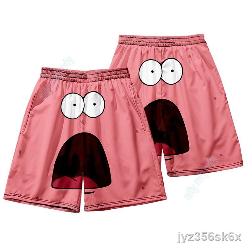 สินค้าเฉพาะจุด ☾Anime SpongeBob SquarePants Patrick Star Shorts Men ...