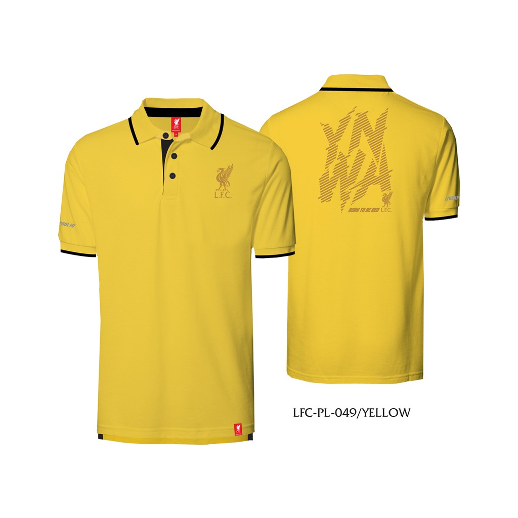 P049 Liverpool F.C.เสื้อโปโล โพลี ลิเวอร์พูล ลิขสิทธิ์ มี 3 สี ...