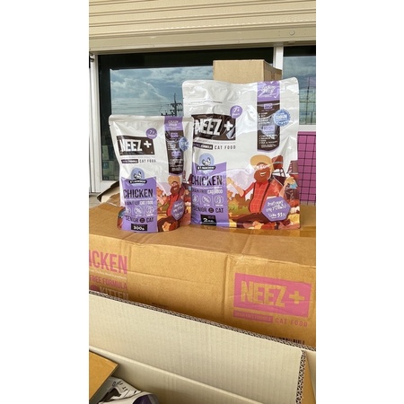 NEEZ Plus อาหารแมว แบบเม็ด สูตรแมวสูงวัย 7ปีขึ้นไป SENIOR CAT•รสไก่ 300 ...