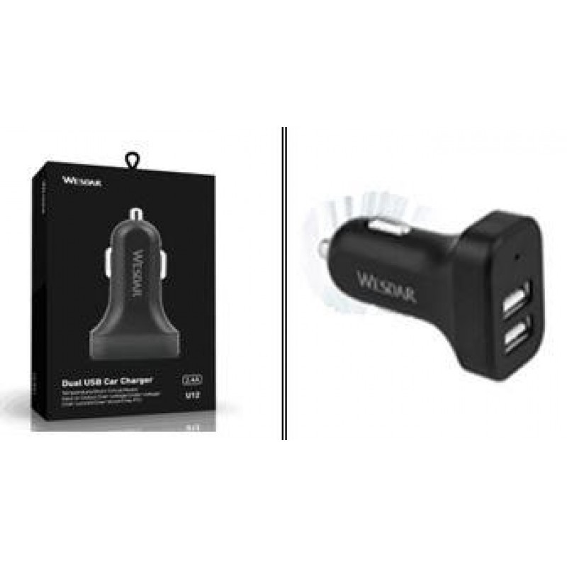 Wesdar U12 หัวชาร์จ usb charger ในรถ 2 รู 2 port | Shopee Thailand