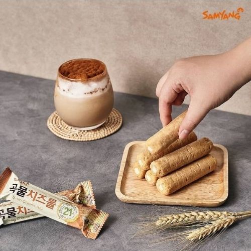 พร้อมส่งSamyang Grain Cheese Roll ซัมยัง เกรน ชีสโรล - meekimchi - ThaiPick