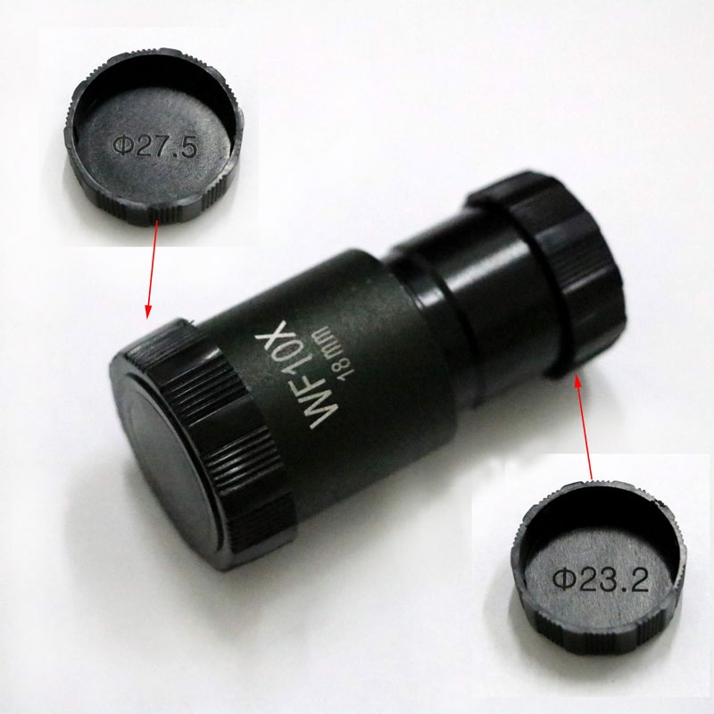 กล้องจุลทรรศน์เลนส์Microscope Ocular Dust Cover C Mount CCD Interface ...