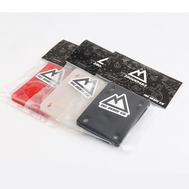 1 Pair Skateboard Shock Riser Pads Longboard Rubber Damping Pad 3MM ...