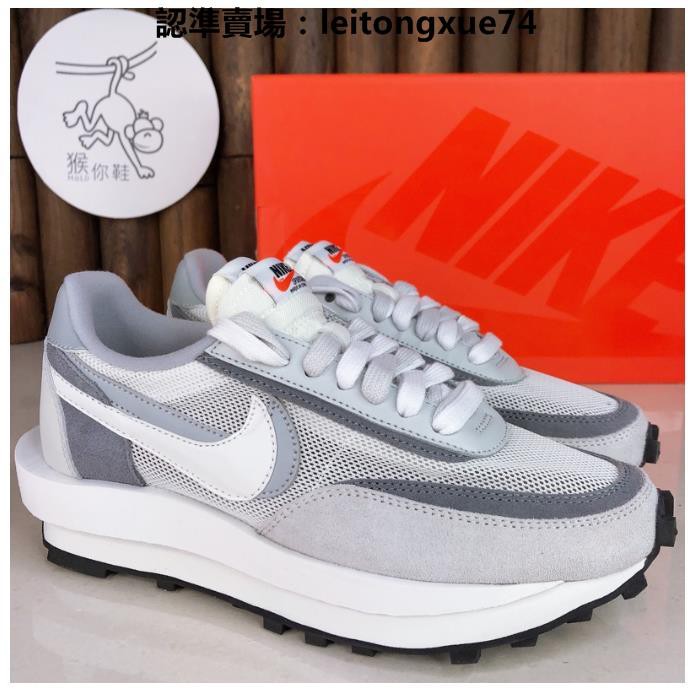 Cf Bv 0073-400 Sacai X Nike Ldv Waffle Joint รองเท้าผ้าใบลําลองสีแดงสี ...