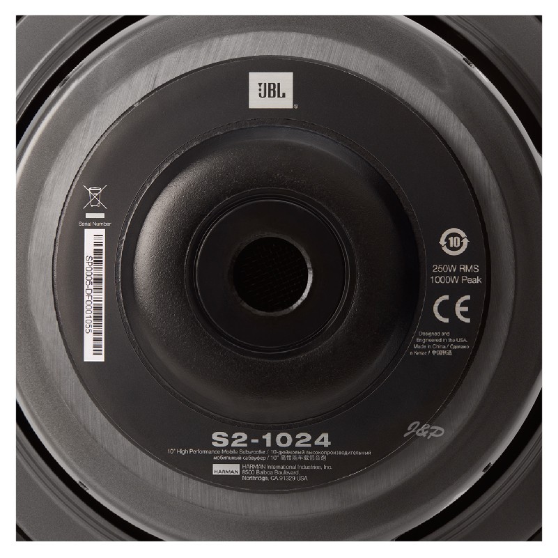 [SUPERP30 ลด100฿] JBL S SERIES II S2-1024 ซับวูฟเฟอร์ 10นิ้ว เหล็กปั๊ม ...