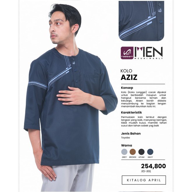 Aziz Kolo Rabbani เสื้อแขน 3/4 ขนาดเล็ก - rabbani_sumedang.th - ThaiPick