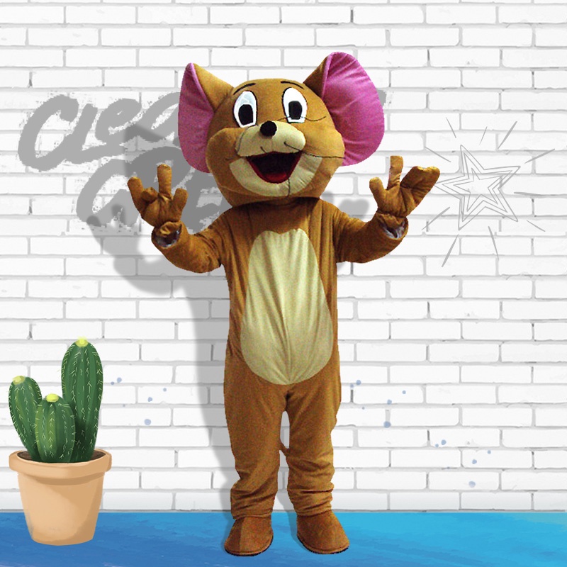 Cat and Mouse Mascot Cosplay Costume Suit Adult Men Women Role Play Fun ...