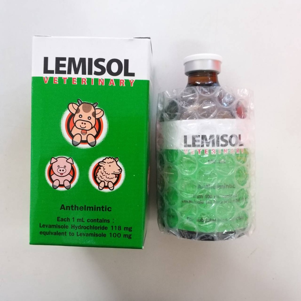 LEMISOL เลมิโซล ถ่ายพยาธิ 100 ml - ecomfarm - ThaiPick