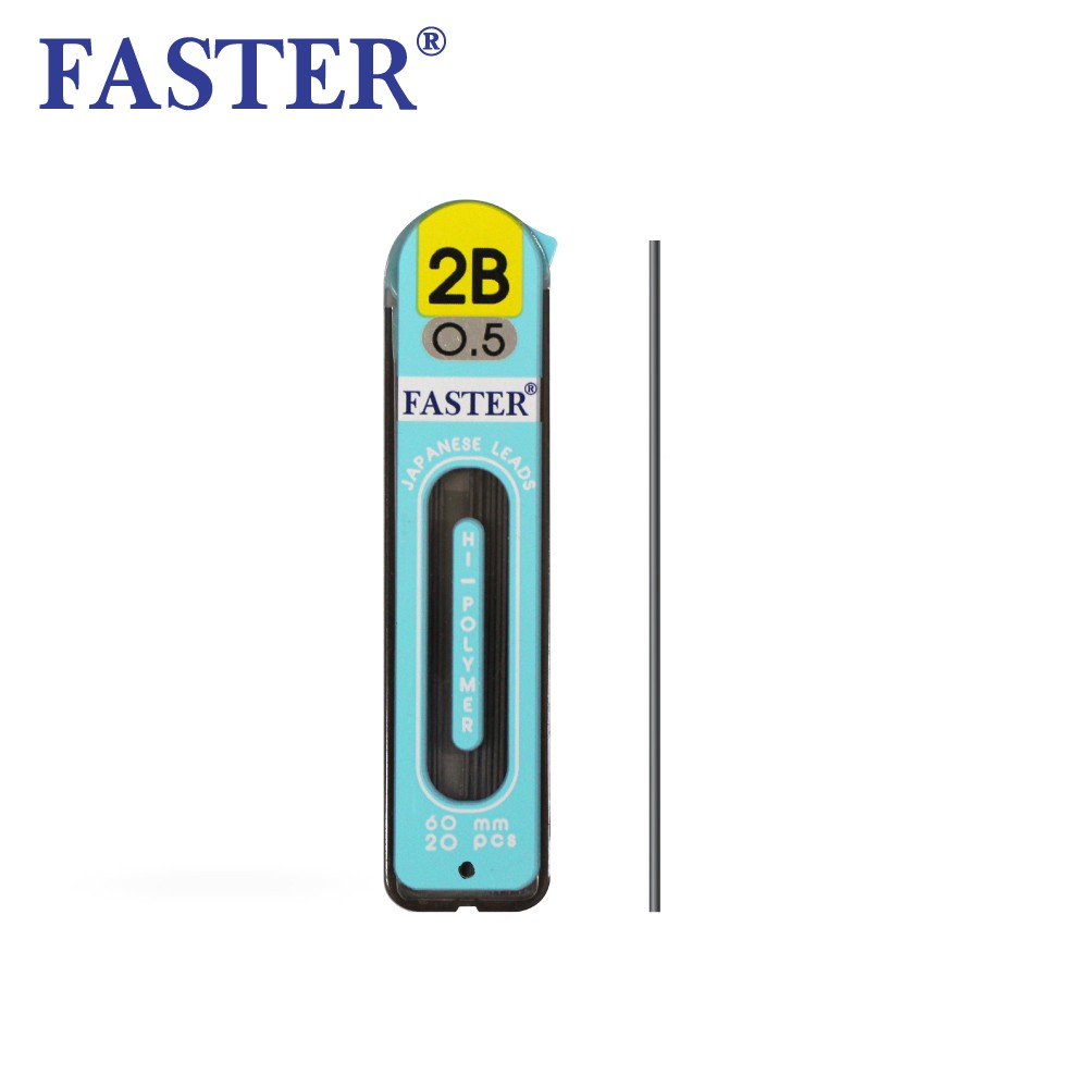 FASTER (ฟาสเตอร์) ยางลบดินสอ 2B ซอฟท์ รหัส E107 - sakuraproductsth - ThaiPick