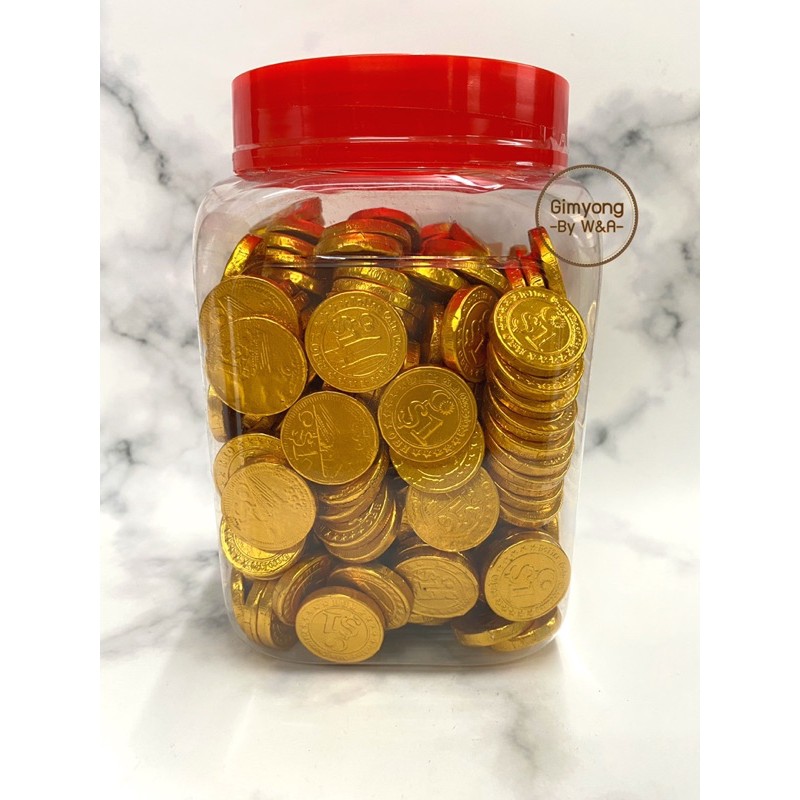 ช๊อคโกแลตเหรียญทอง ช๊อคโกแลต เหรียญทอง Bun Bun Small Dollar Coin ...