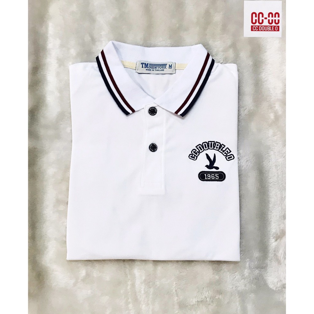 เสื้อยืดคอปกโปโลลายปัก POLO CC DOUBLE O (MLXL) NO.ผู้ชาย Polo Men 03 - watcharazklaytukjaa ...