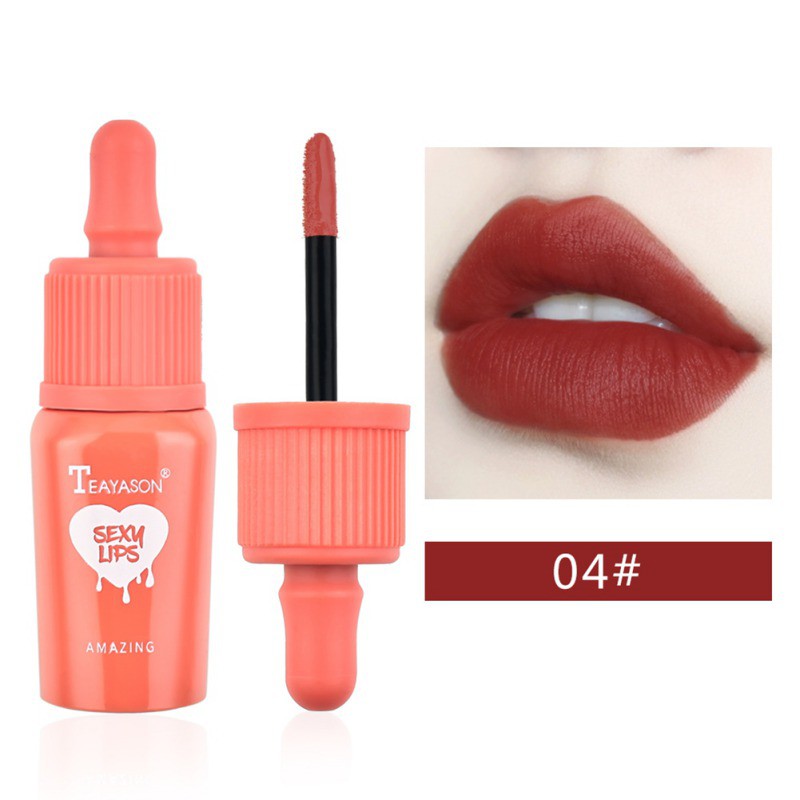 Teayason ลิปสติกลิปกลอสเนื้อแมทให้ความชุ่มชื้น 6 สี - cosyzone11.th ...
