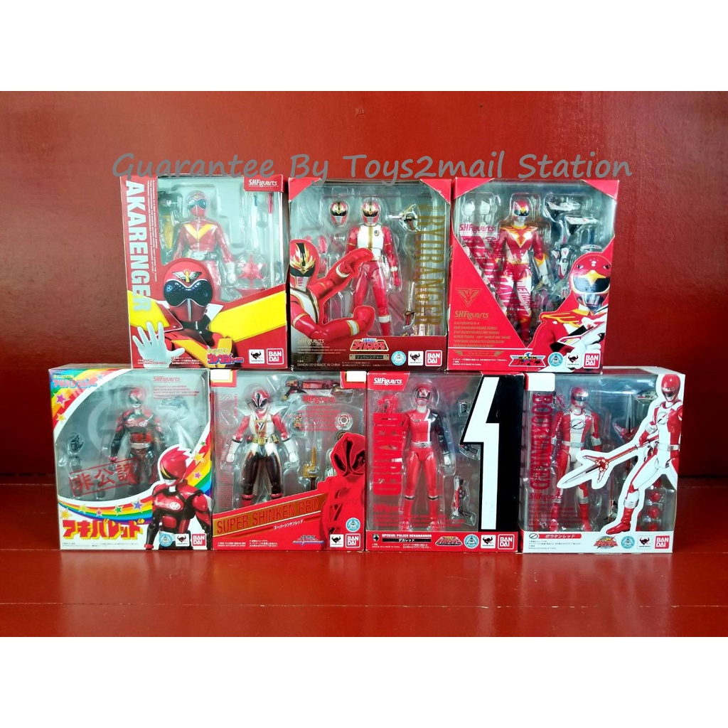เหมา หรือ แยก RARE BANDAI S.H.Figuarts SHF SENTAI RED RANGER JP HK ของ ...