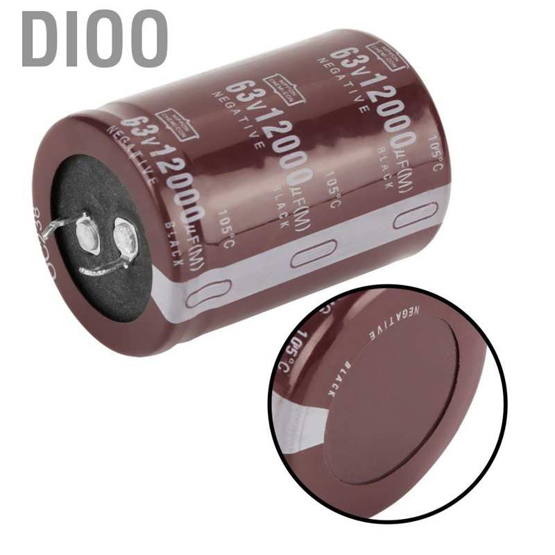 Dioo 2 ชิ้น 63 V 12000 Uf ตัวกรองไฮไฟอิเล็กโทรไลต์ 35x50 มม . สําหรับ ...