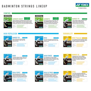 บริการขึ้นเอ็นไม้แบดมินตัน สำหรับไม้ที่มีเอ็นแถม YONEX Badminton ...