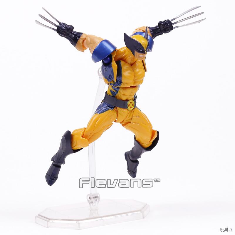 AMAZING YAMAGUCHI Revoltech NO.005 Wolverine Logan PVC Action Figure ...
