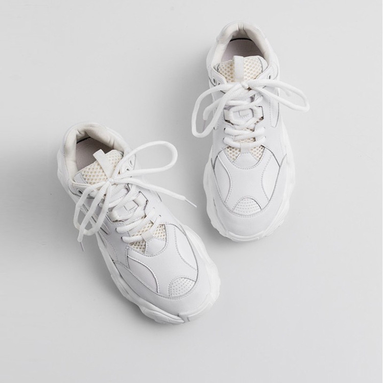 รองเท้ากีฬาหนังแท้แบบลําลองสําหรับผู้หญิง - jsh_jh_kj.th - ThaiPick