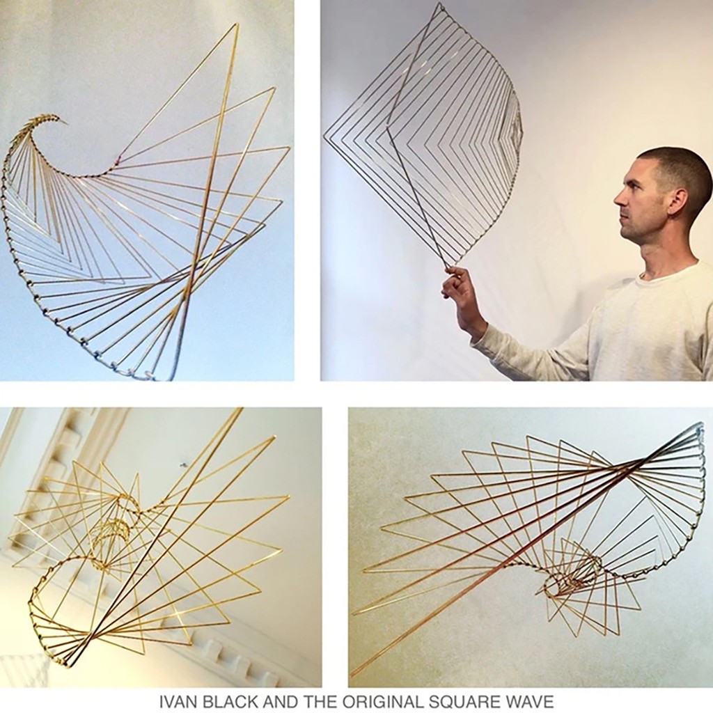 รูปปั้น:Square Wave The Mesmerizing Kinetic Wind Sinner Magical Calming ...