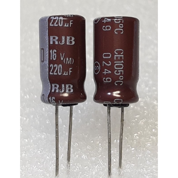 Elna RJB 220uf 16v capacitor ตัวเก็บประจุ คาปาซิเตอร์ | Shopee Thailand