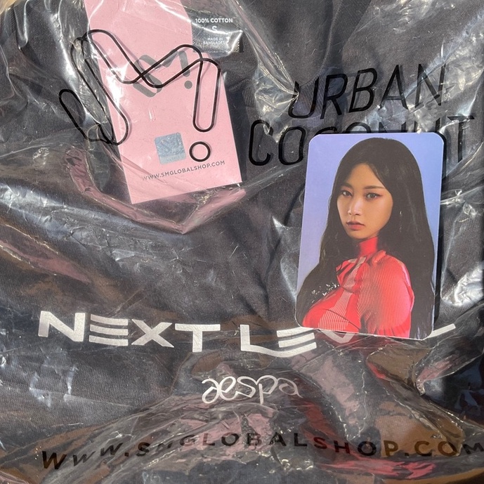 พร้อมส่ง aespa NEXT LEVEL Crop Top with Photo Card from SM Global Shop ...