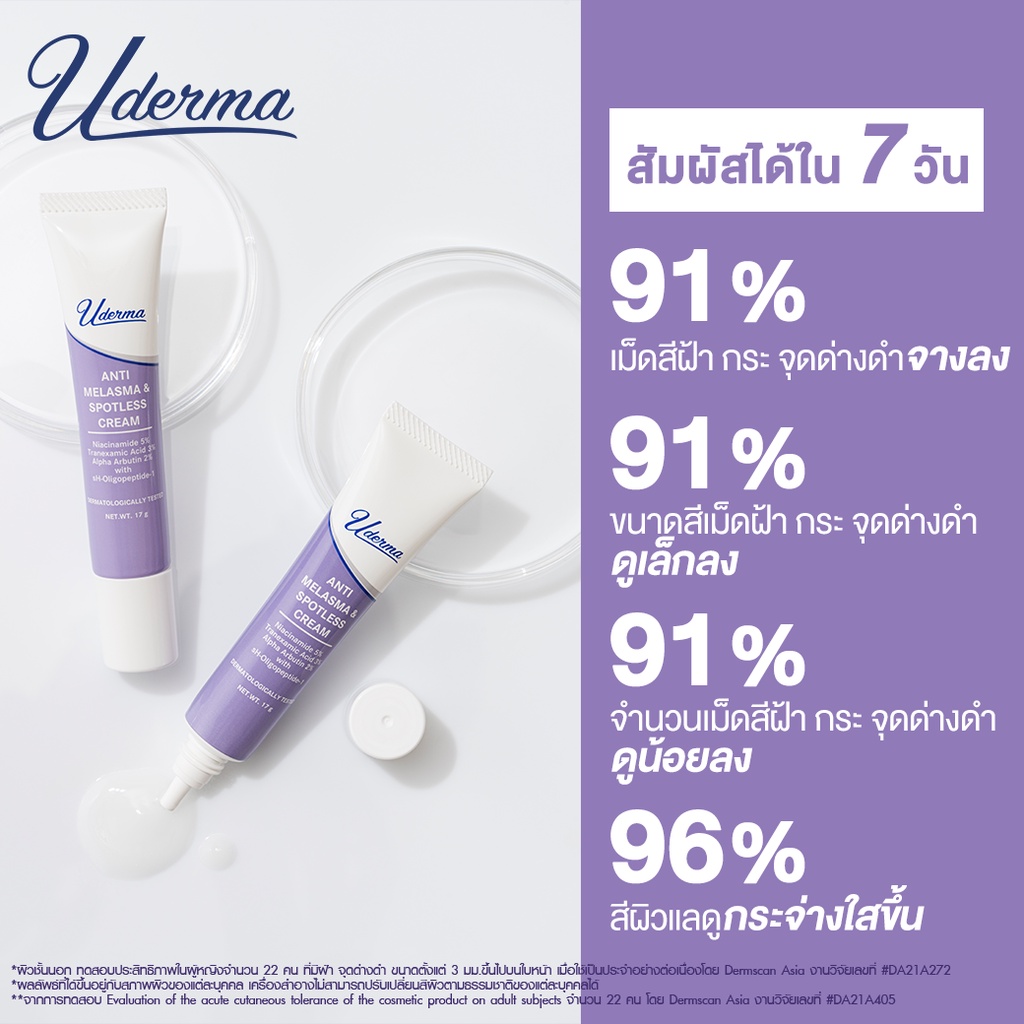 Uderma Anti-Melasma Spotless Cream - ardermis - ThaiPick
