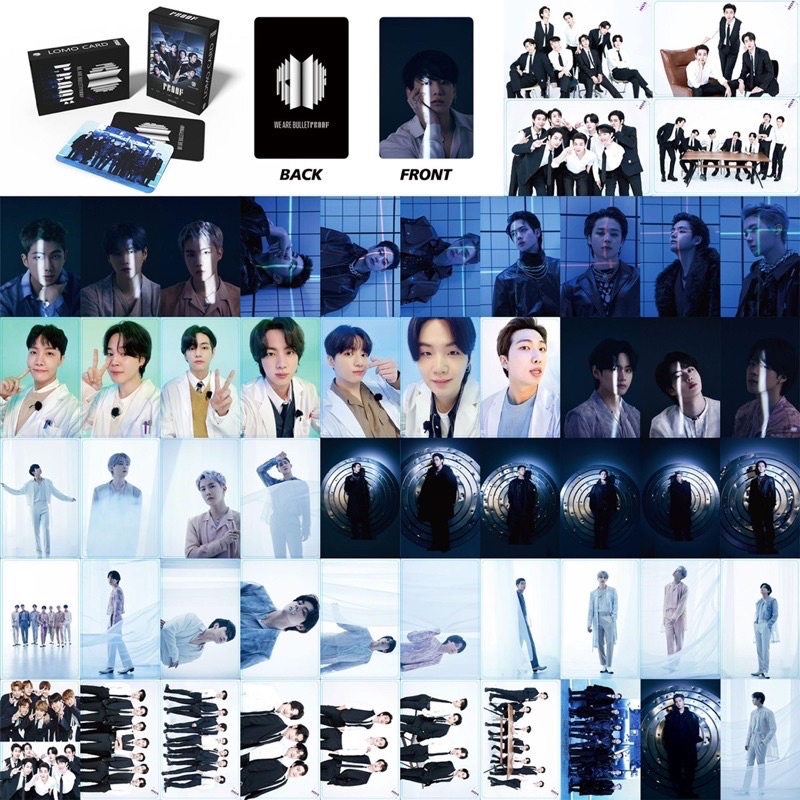 ส่งไวLOMO CARD BTS PROOF บีทีเอส โลโม่การ์ด V JIN RM J-HOPE SUGA ...