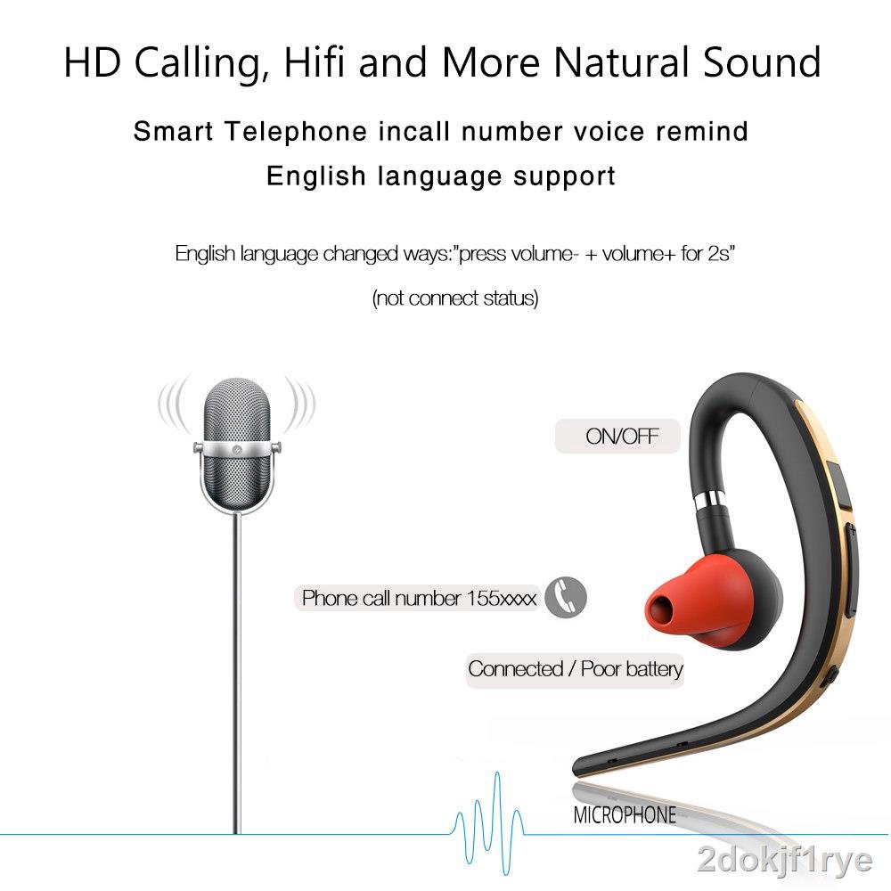 BT1200 Wireless Bluetooth Earphone CSR Sport Stereo Headset In-Ear ...