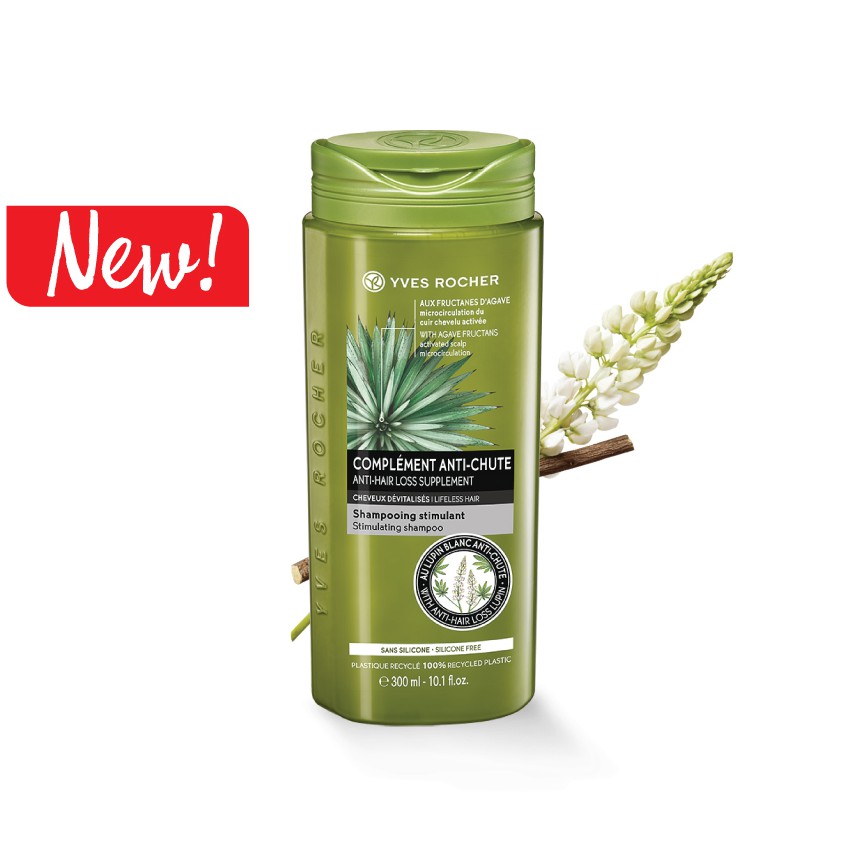 Yves Rocher Anti Hair Loss Shampoo 300 mL | Shopee Thailand