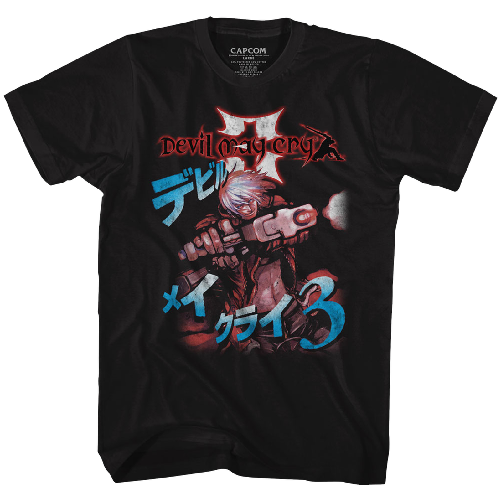 Devil May Cry Dmc 3 เสื้อยืดวิดีโอเกมงานศิลปะเสื้อ Unisex สําหรับแฟน ๆ ...