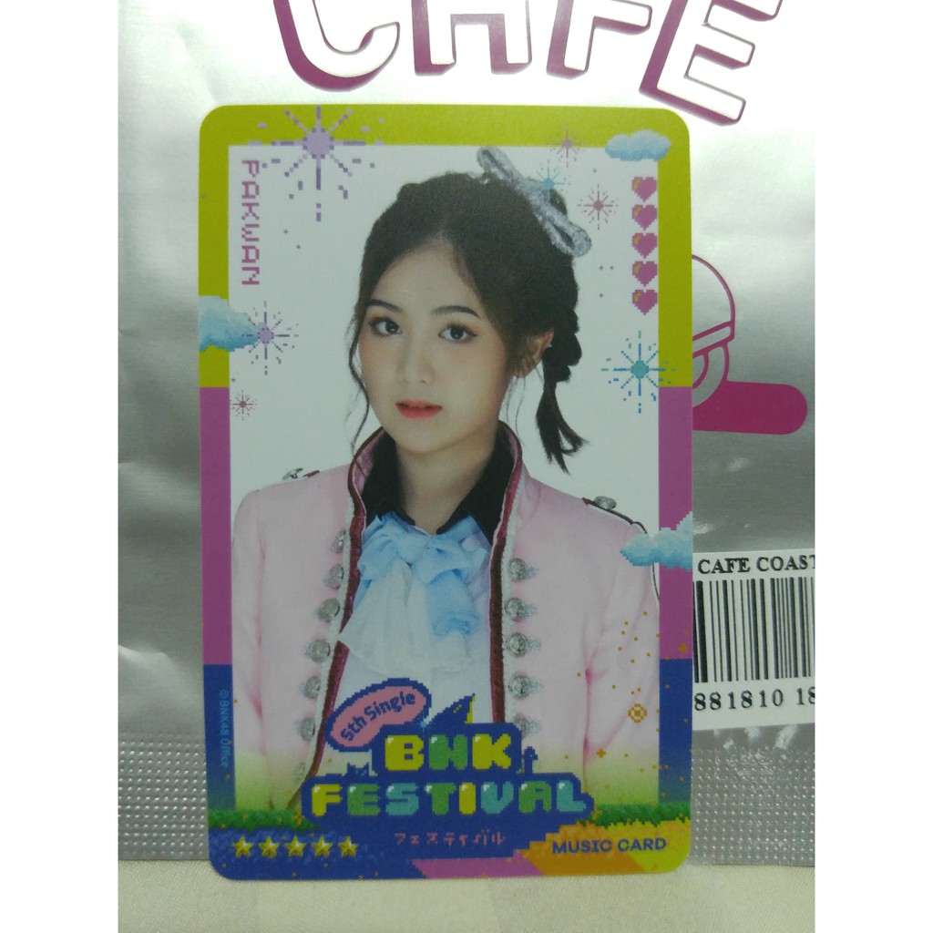 BNK48 Festival Music card [PAKWAN BNK48] | Shopee Thailand