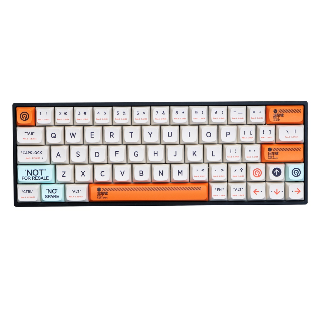 ฝาครอบคีย์บอร์ดพลาสติก 143 คีย์สําหรับ Mx Switch Mechanical Keyboard ...