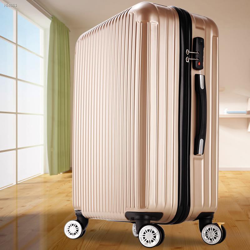 ۞Luggage female pull rod box male 24 case 20 leather suitcase card ...
