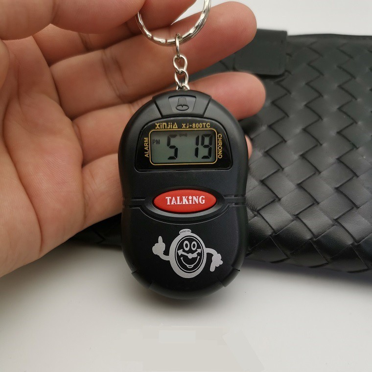 CHINAVoice Time Announcing Watch Keychain Timer Elderly Speech Watch ...