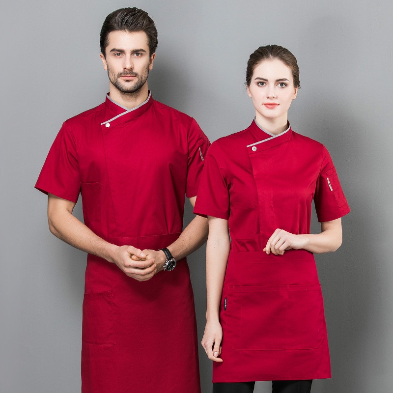 ﺴJinrui Professional Customized Clothing Chef Short-Sleeved Summer ...