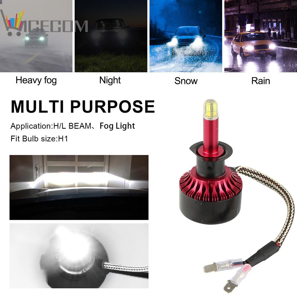 Niec_2x G7 Mini H1 H4 H7 H11 LED Car Headlight Bulbs 10000LM 9005 HB3 ...