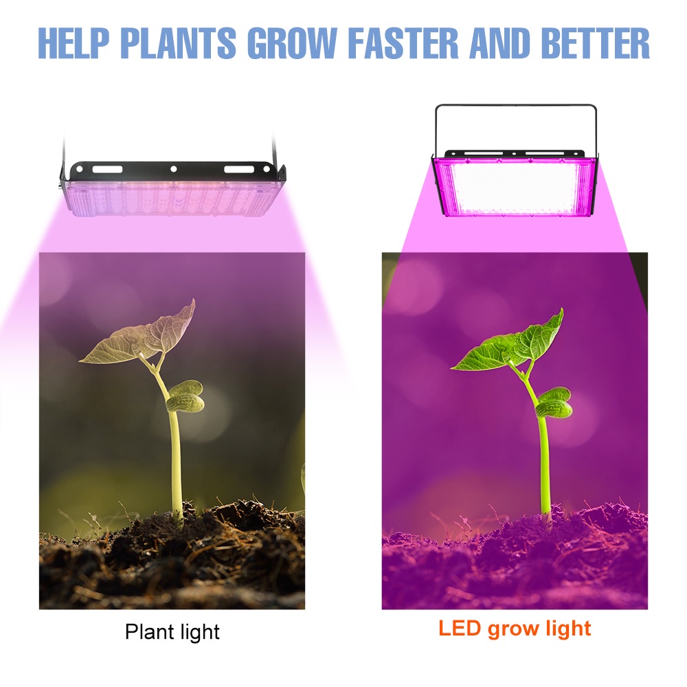 200W Grow น้ำท่วม AC220V Full Spectrum LED Plant โคมไฟ Phyto โคมไฟ IP65 ...