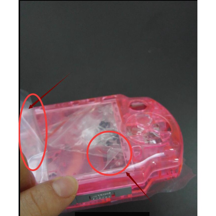 คอนโซลเปลือกClear Crystal Color For PSP1000 PSP2000 PSP 3000 Shell Game ...