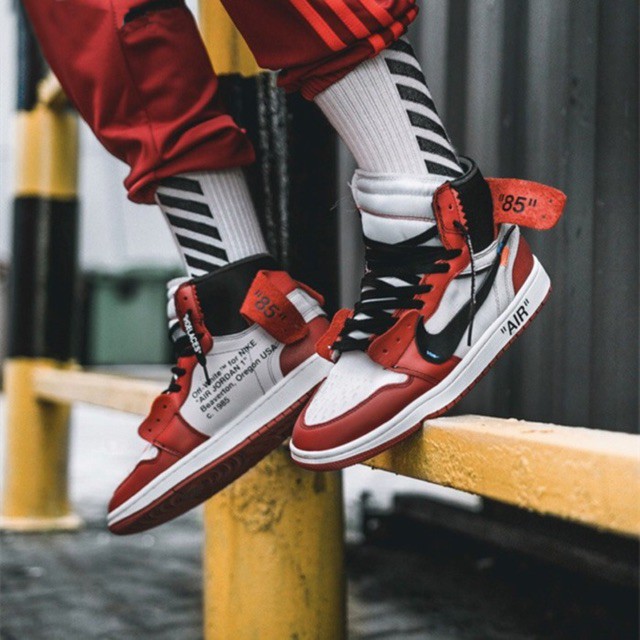 รองเท้าสนีกเกอร์รุ่นแรก Nike FF-WHITE x Air Jordan LV รุ่นแรกของแท้ 100 ...