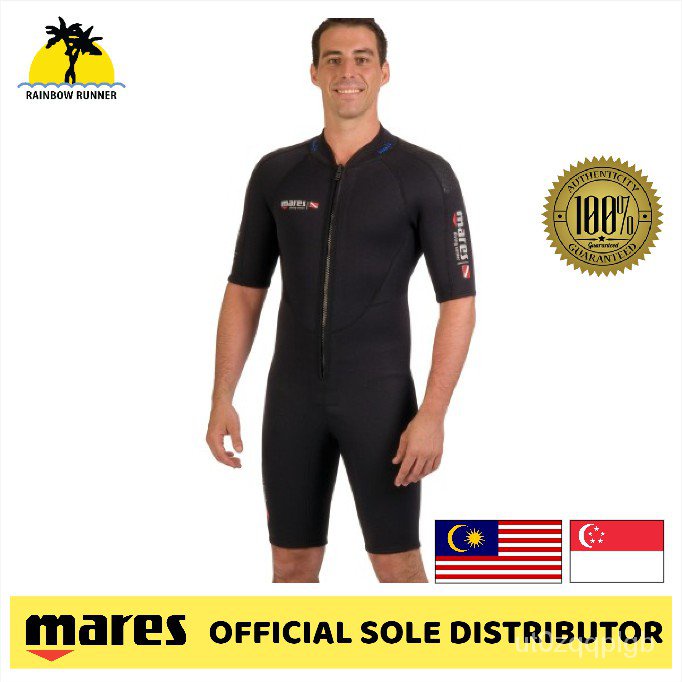Mares Rover Shorty 3.2 with Front Zip Wetsuit Lxd6 | Shopee Thailand