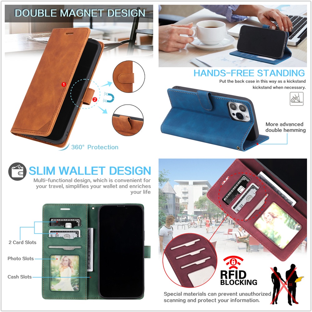 เคสเคสโทรศัพท์มือถือหนัง Pu สําหรับ Iphone Xs Max Xr X 7 8 6 6S Plus 12 11 Pro Se 2020 เคสหนัง ...