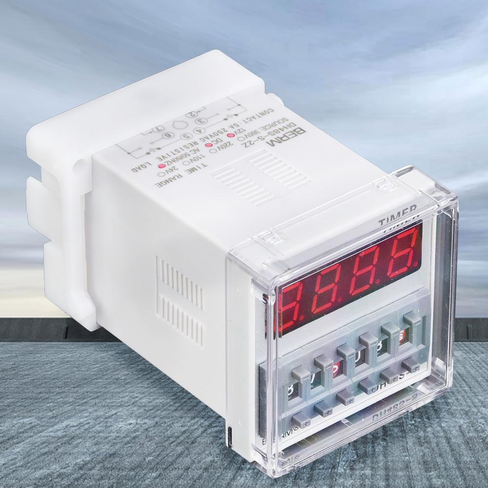 canca Timer Time DH48S-S-2Z Programmable LED 8-Pin Delay Relay 0 1S-99H - cancanshop.th - ThaiPick