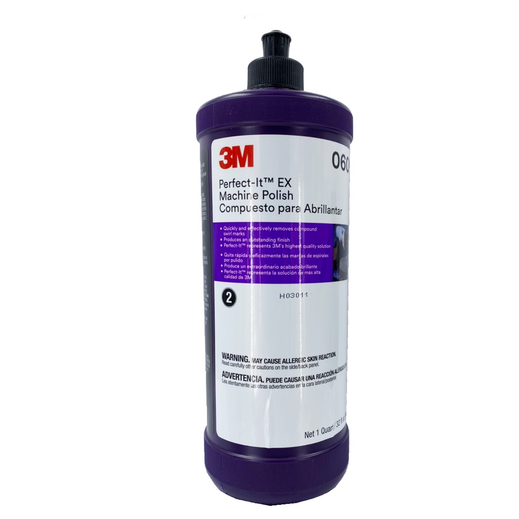 3M PN 06094 น้ำยาขัดละเอียด ชนิดลบรอยขนแมว และขัดเงาผิวสีรถยนต์ Perfect-it Ex Machine Polish ...