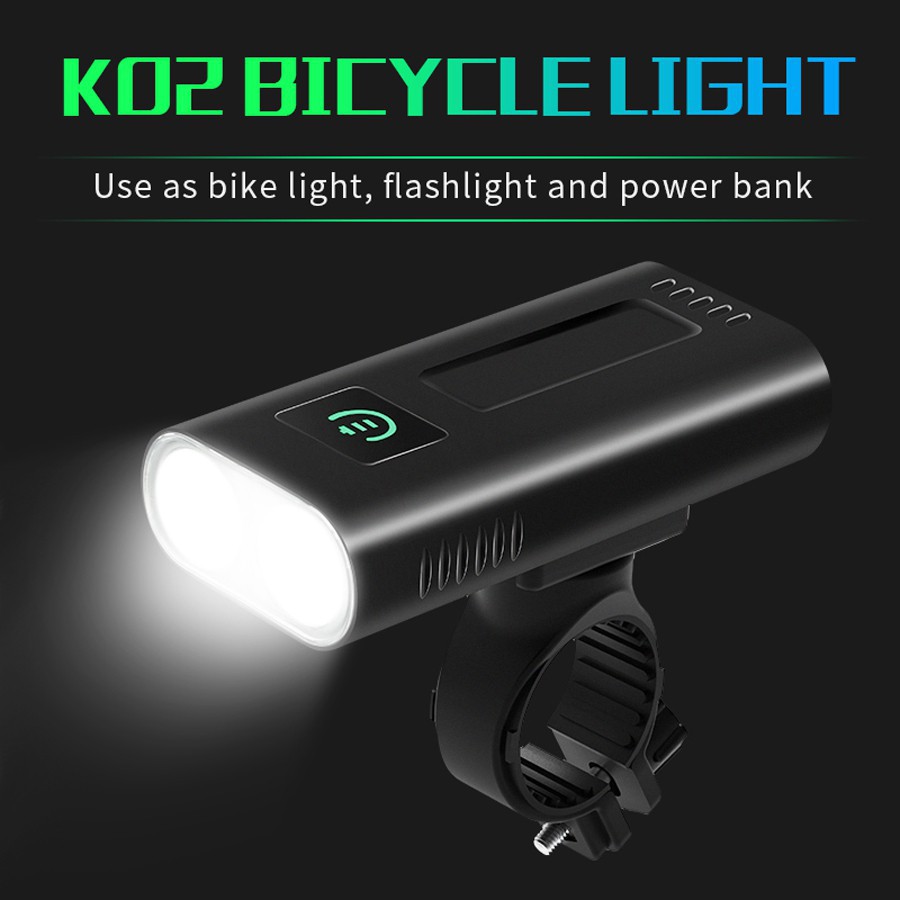 NEWBOLER 1000 Lumens Bicycle Headlight 5200mAh USB Rechargeable Bike ...