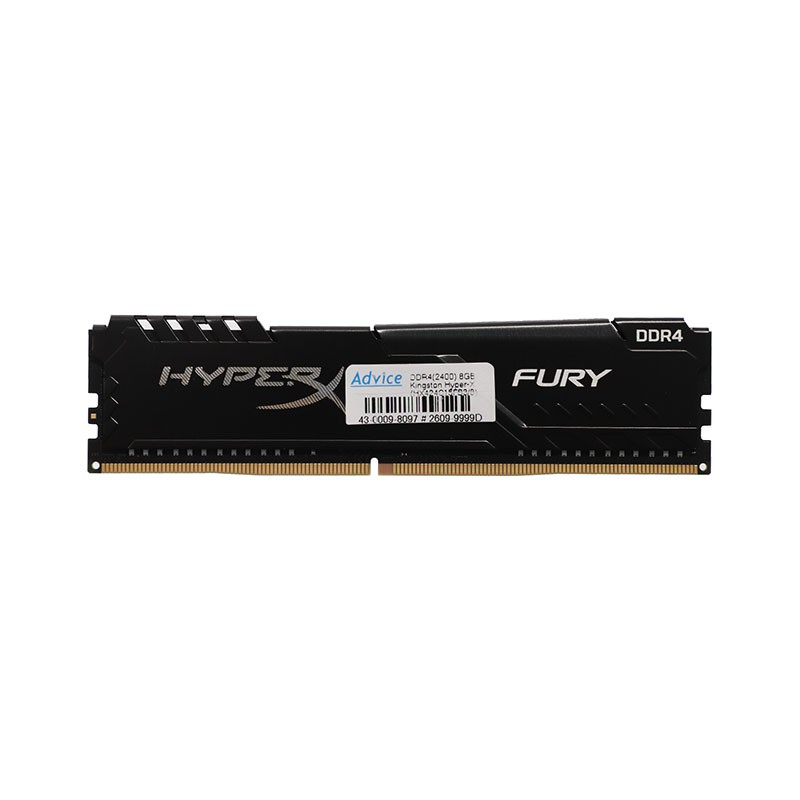 Kingston RAM DDR4(2400) 8GB Hyper-X FURY (HX424C15FB3/8) - adviceit ...