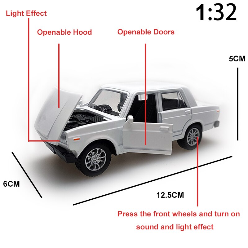 Lada 2107 132 Lada 2107 136 Scale Model Vehicle Collectible Toy ull ...