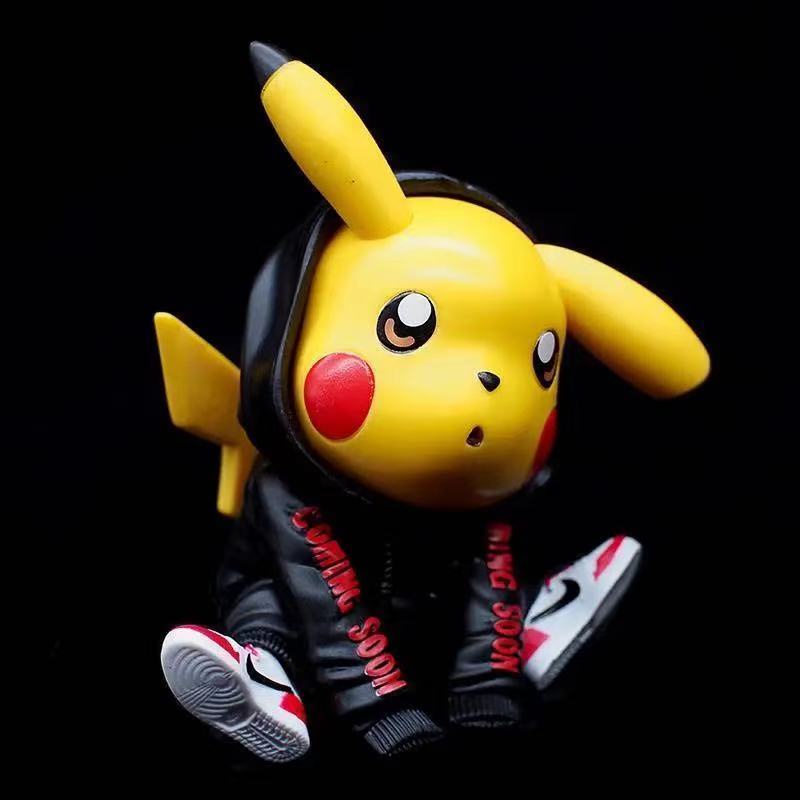 เครื่องประดับรถยนต์ไฟฟ้า Pikachu Nine-Tailed สําหรับตกแต่งภายในรถยนต์ ...