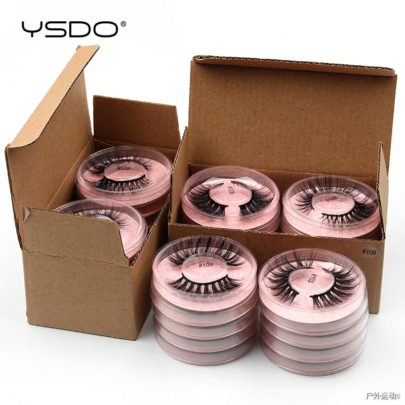 YSDO lashes wholesale 4/10/20/50/100 pairs 3d mink eyelashes bulk ...