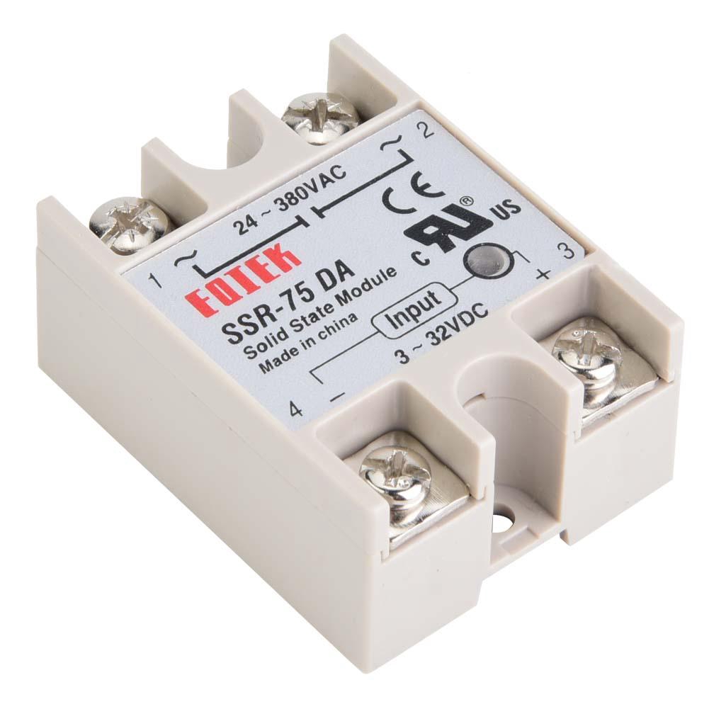 [Ready Stock] DC 3-32V to AC 24-380V Single Phase Solid State Relay SSR ...