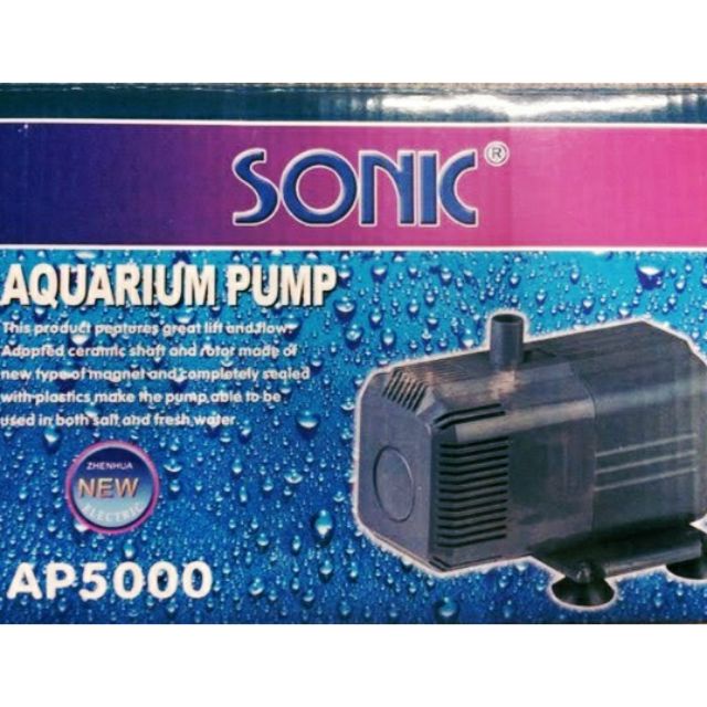 ชามและอุปกรณ์การให้อาหาร ปั๊มน้ำ Sonic ap-5000 | Shopee Thailand